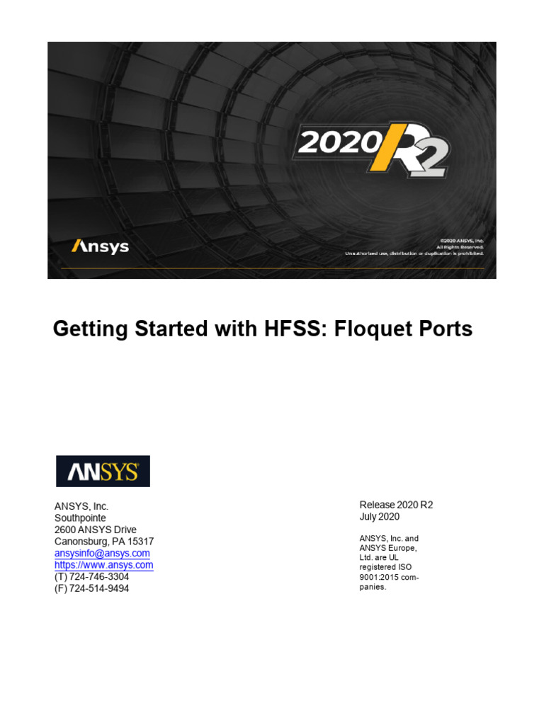HFSS Floquet Ports | PDF | License | Antenna (Radio)