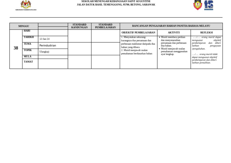 Perindustrian: Tingkatan 5 Ixora | PDF