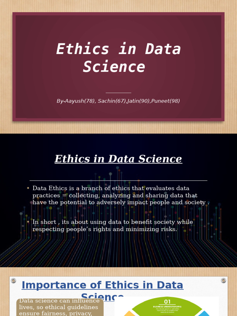 Data Ethics for Tech Professionals | PDF | Bias | Privacy
