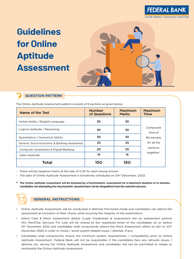 Guidelines For Online Aptitude Assessment | PDF | Identity Document | Computing