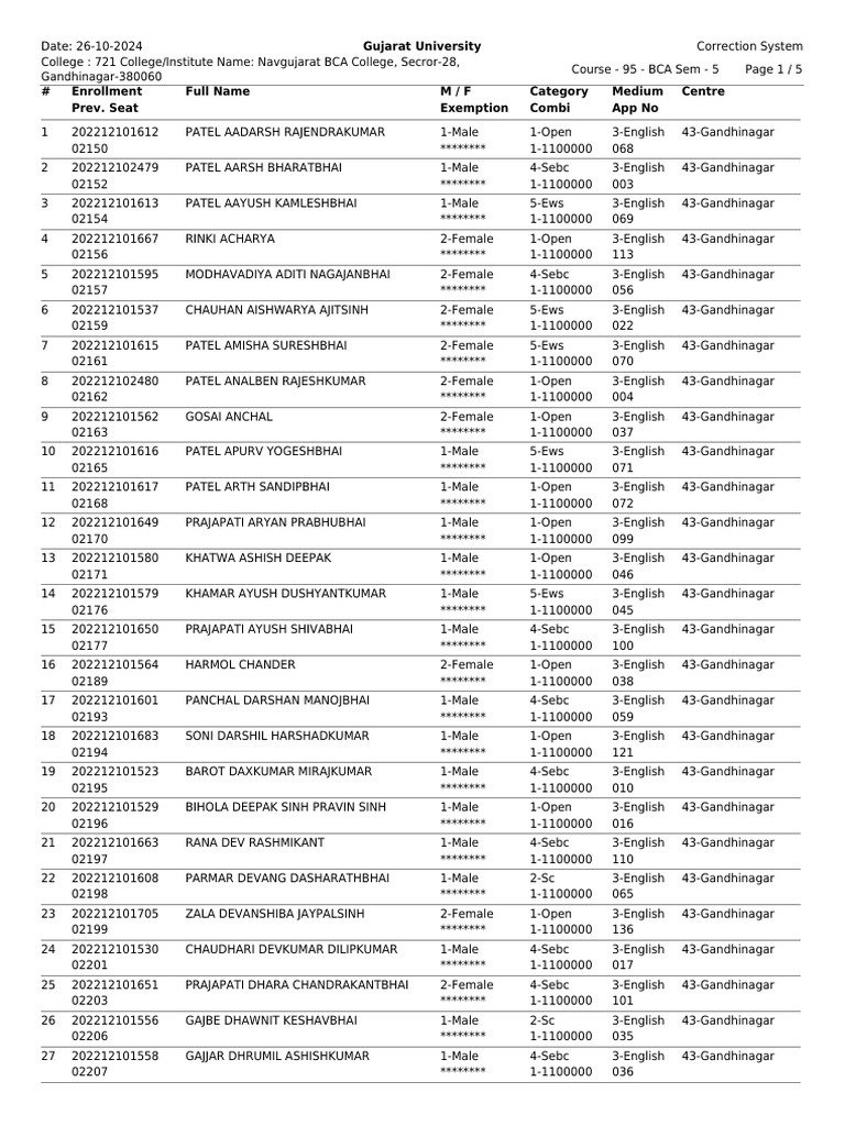 EFCS - REPORT BCA 5 Vatsal | PDF