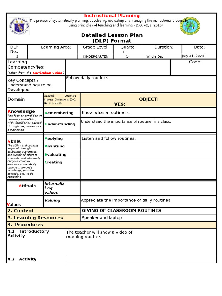 dlp 3 | PDF | Learning | Teachers