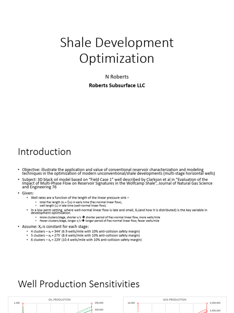 Shale Development Optimization - Well Spacing | PDF | Petroleum Reservoir | Permeability (Earth ...