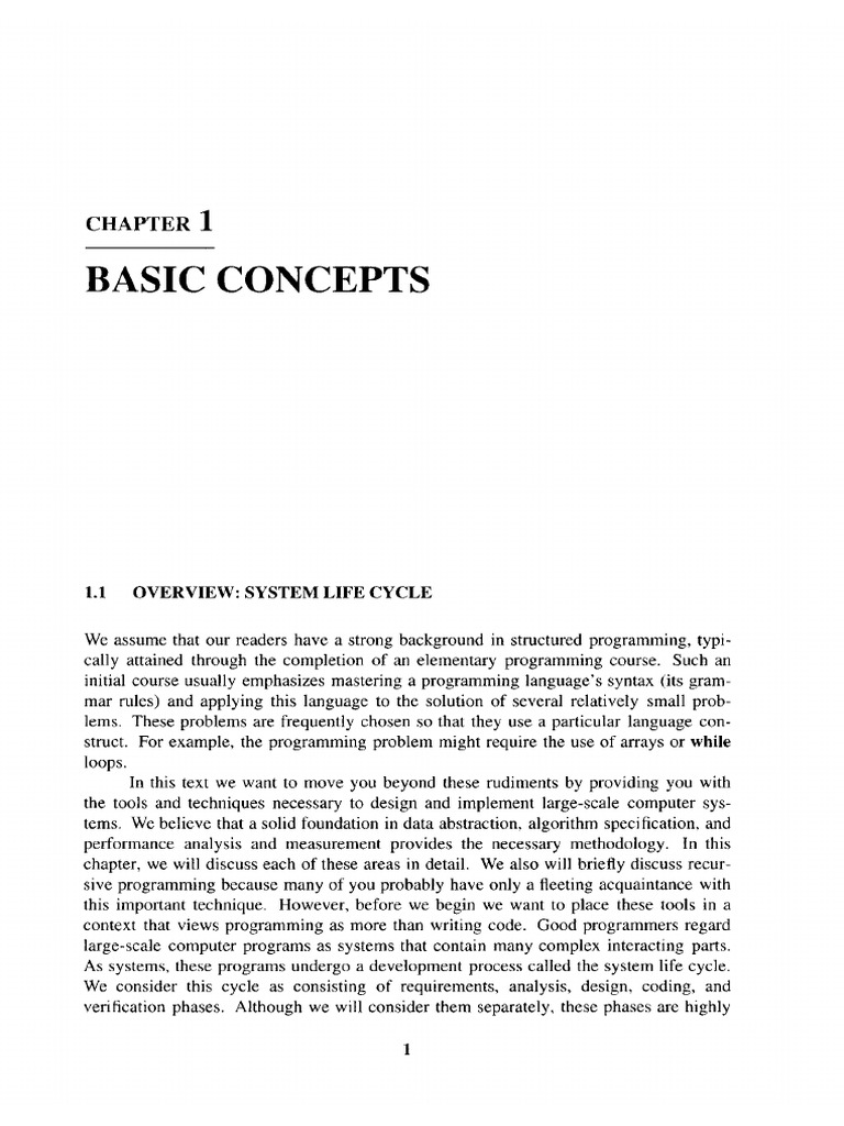 01-Chap 01-BASIC CONCEPTS | PDF | Data Type | Function (Mathematics)