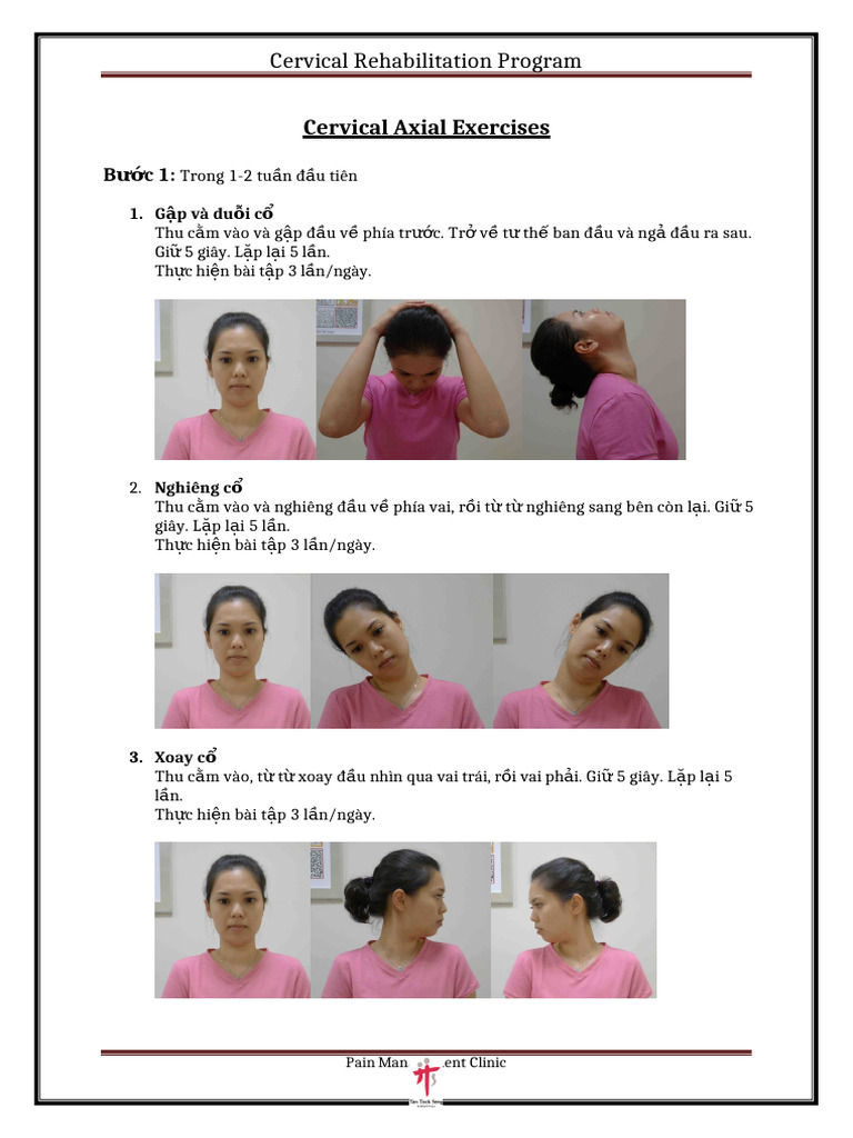 Cervical Axial Exercises (1) đã dịch | PDF