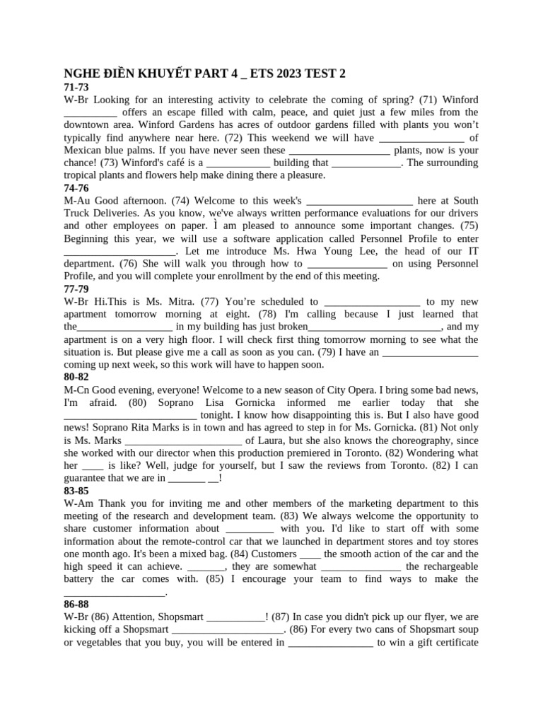 ETS 2023 TEST 2 (P4) | PDF