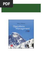 Complete (Ebook PDF) Operations Management 14th Edition by William J ...