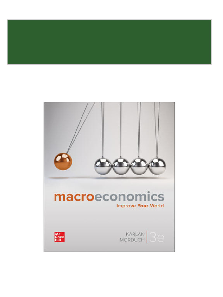 (Ebook PDF) Macroeconomics 3rd Edition by Dean Karlan 2024 Scribd ...