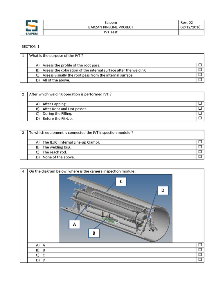 QC_IVT_TEST_rev01 | PDF | Optics