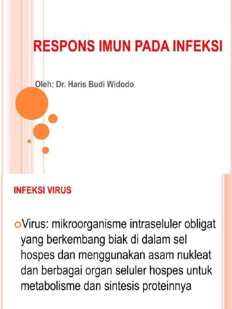 Respon Imun Terhadap Infeksi | PDF