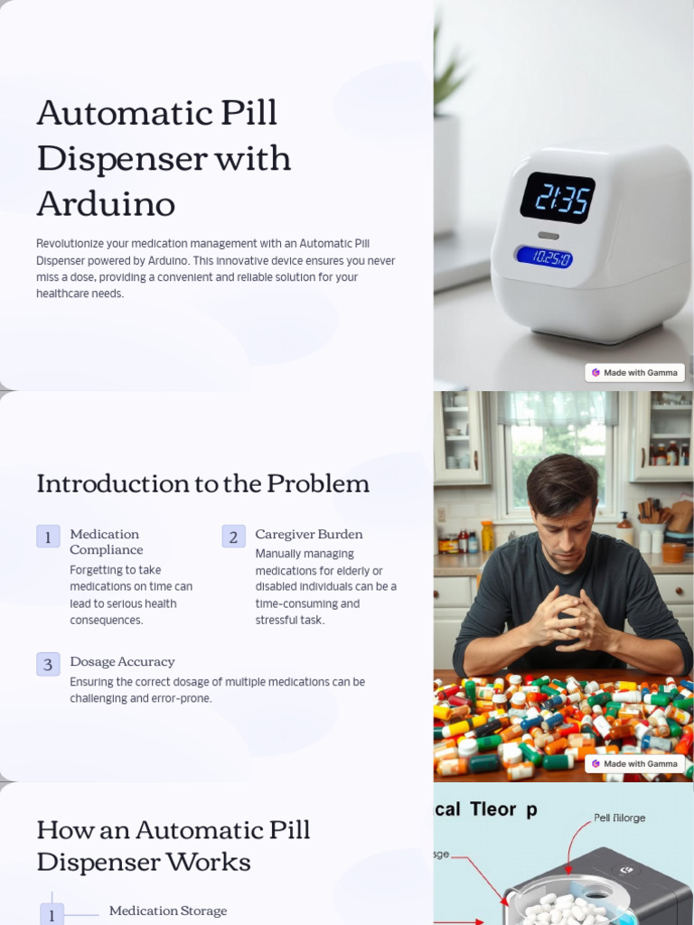 Arduino Automatic Pill Dispenser | PDF | Health Care