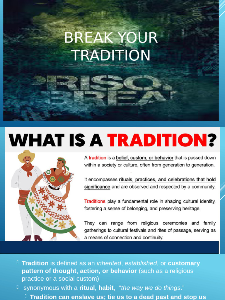 prison break-tradition | PDF | Traditions | Gospel Of Matthew