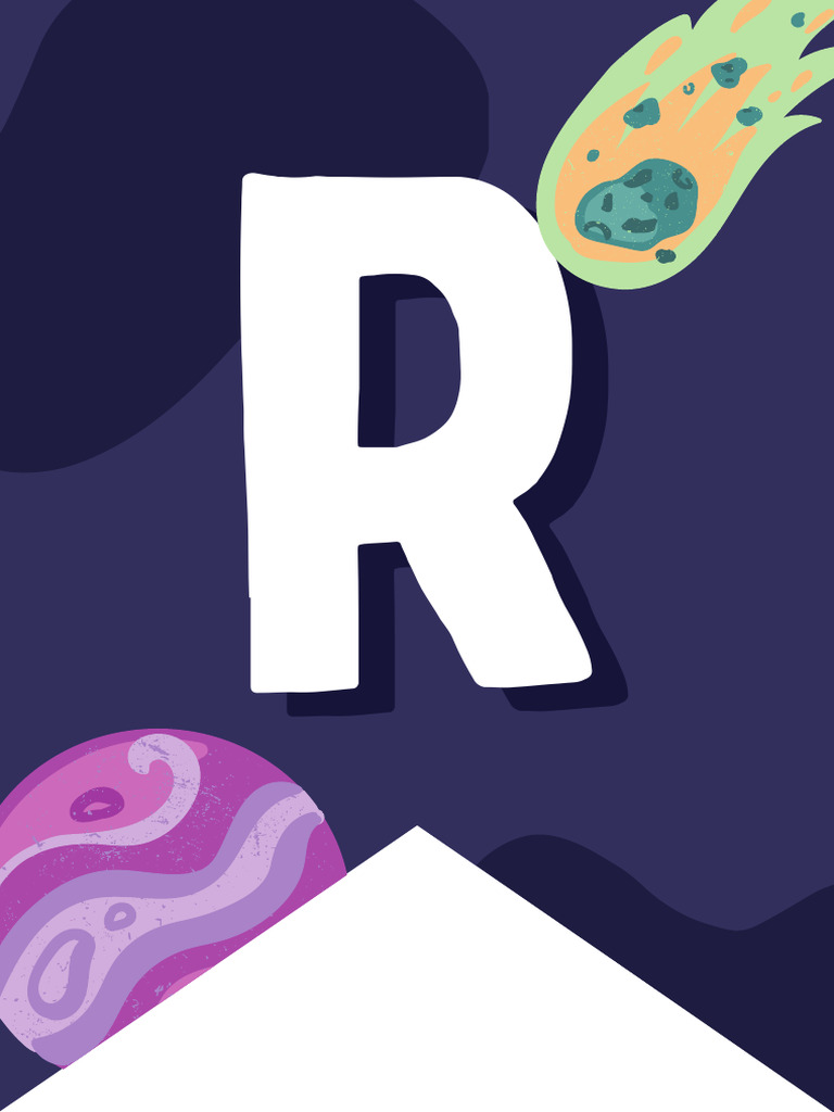 Banderin Con Letra y Dibujos de Colegio Rojo | PDF