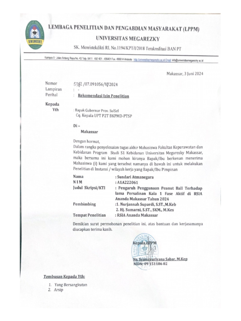 Lembaga Penelitian Dan Pengabdian Masyarakat (LPPM) | PDF