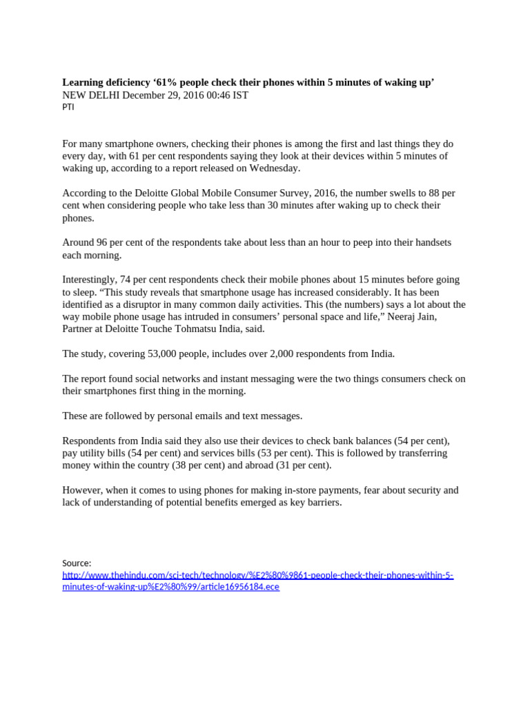 Article - Learning Deficiency | PDF