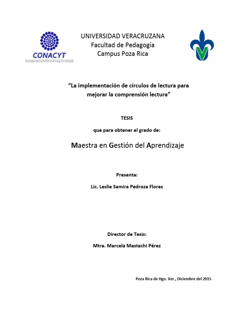 06 Leslie Samira Pedroza Flores | PDF | Comprensión lectora | Educación ...