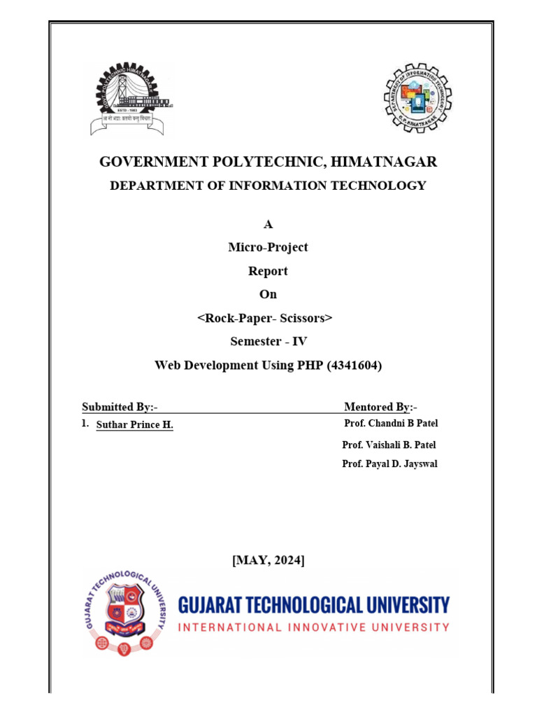 Prince Suthar PHP Project | PDF | Php | Web Development