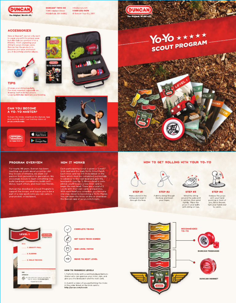 Duncan Yo Yo Scout Brochure | PDF
