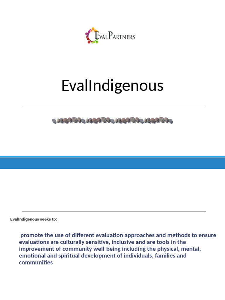 6. EvalIndigenous update | PDF