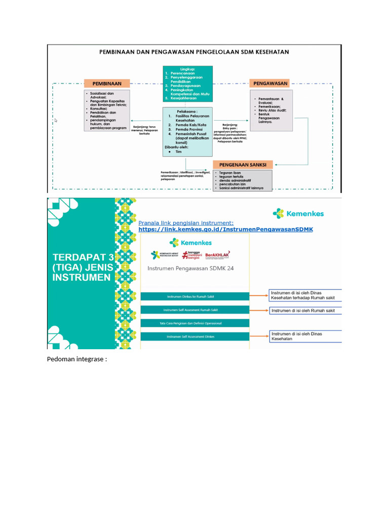 Pembinaan Dan Pengawasan SDMK | PDF