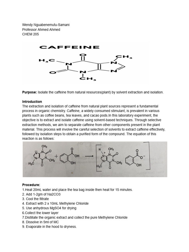 Caffeine | PDF