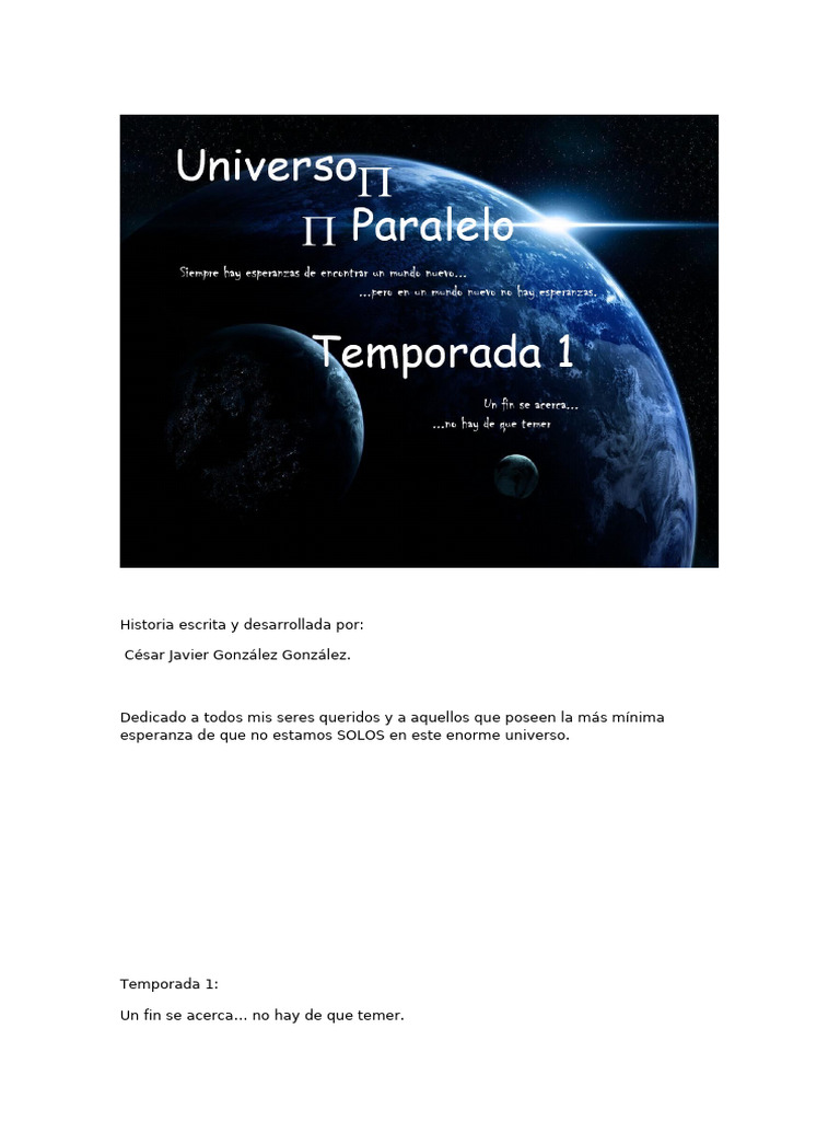 Universo Paralelo Repair | PDF | Universo | Tierra