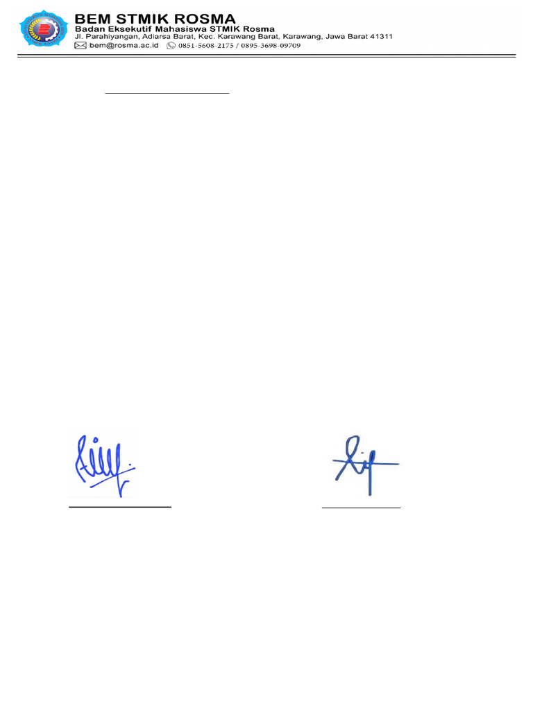 Sosialisasi LDKM 2025 STMIK ROSMA | PDF