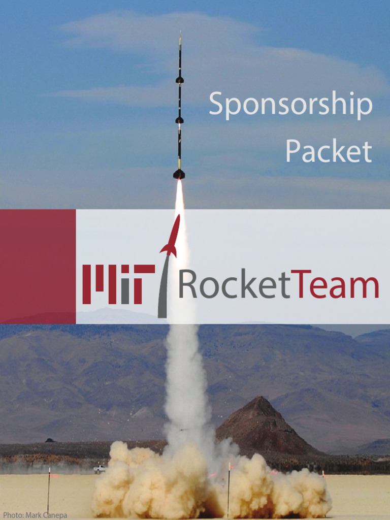 MIT Rocket Team Sponsorship Pack | PDF | Rocket | Engineering