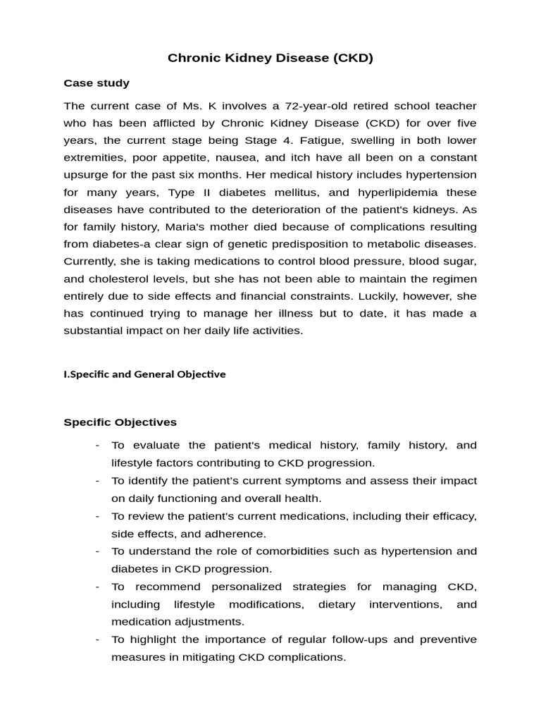 Chronic Kidney Disease | PDF | Chronic Kidney Disease | Hyperglycemia