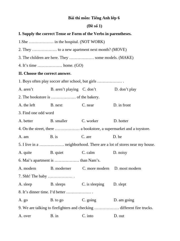 Taimienphi.vn_Đề thi học kì 1 môn Tiếng Anh lớp 6 | PDF