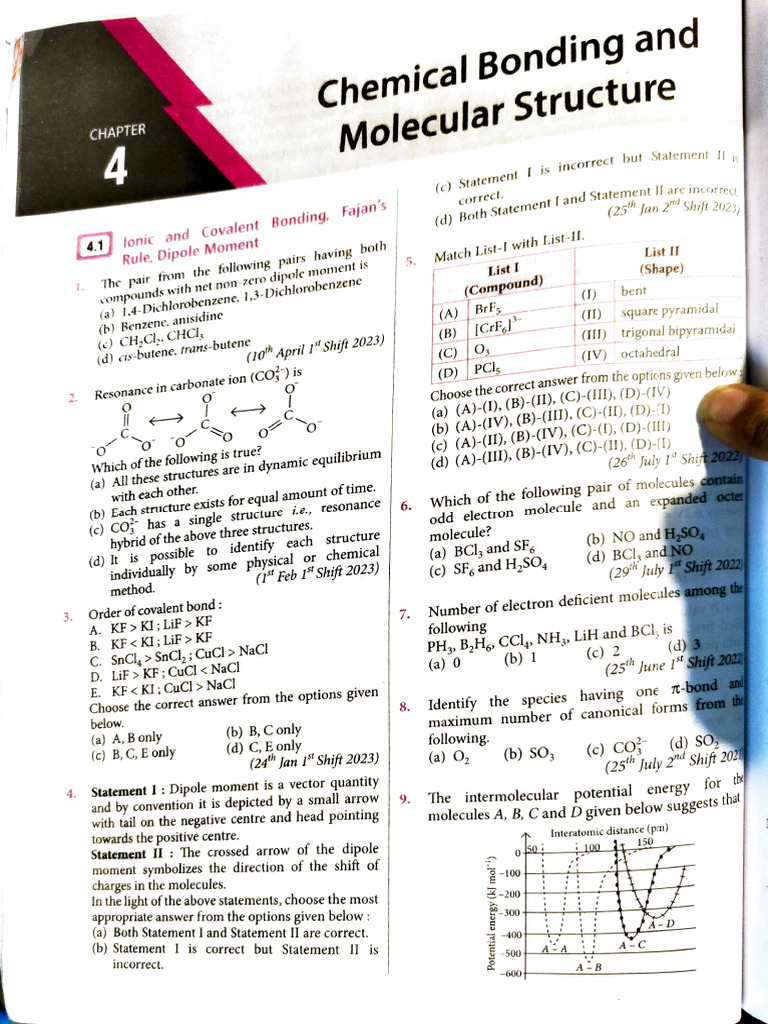 chemical bonding | PDF | Chemical Bond | Chemical Polarity