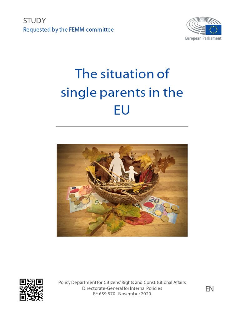 The Situation of Single Parents in The EU | PDF | Single Parent | Poverty