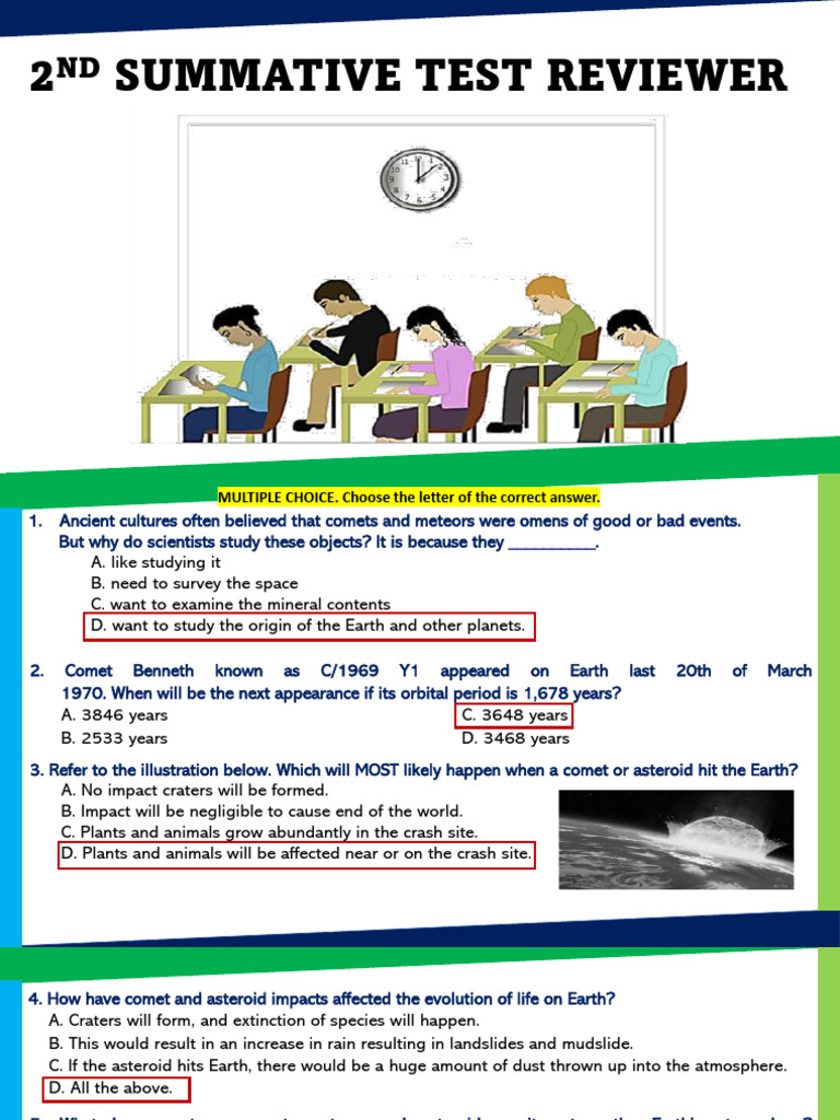 St2 Reviewer 2nd Quarter | PDF | Meteoroid | Tropical Cyclones