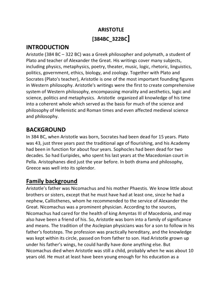 Aristotle | PDF | Aristotle | Reason