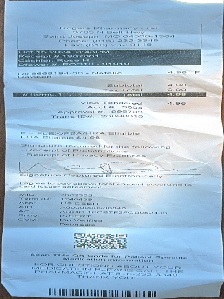 Receipt | PDF