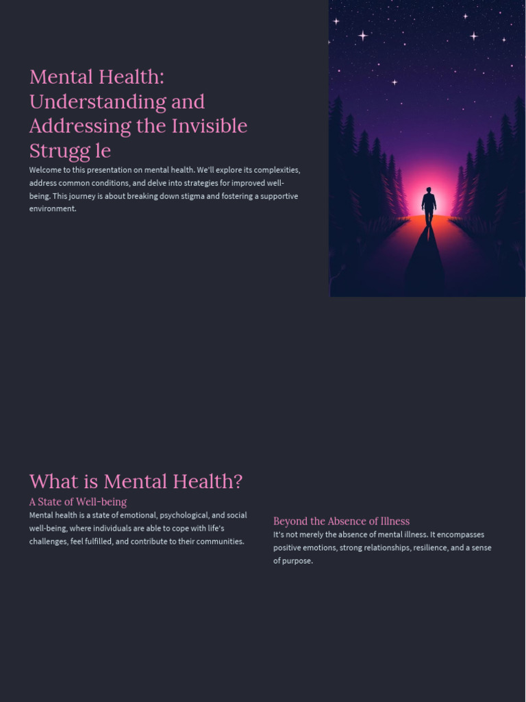 Understanding Mental Health Challenges | PDF | Mental Health ...