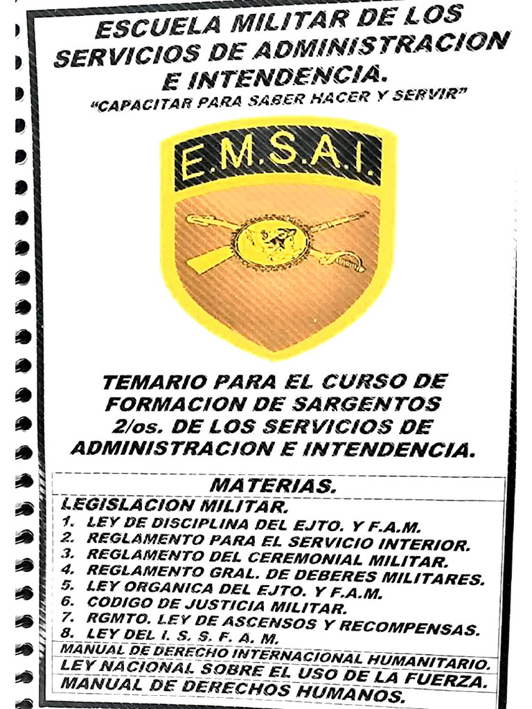 Escula Militar Sargento Segundo | PDF