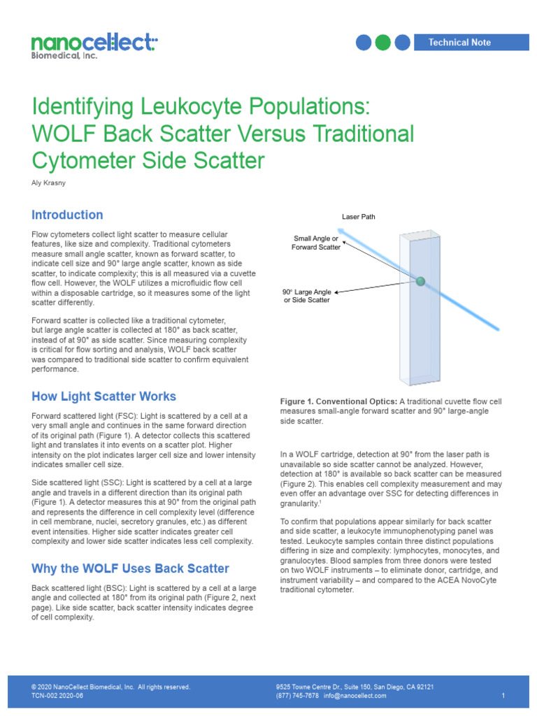 tcn-002-identifying-leukocyte-populations-bsc-v-ssc | PDF | Flow ...