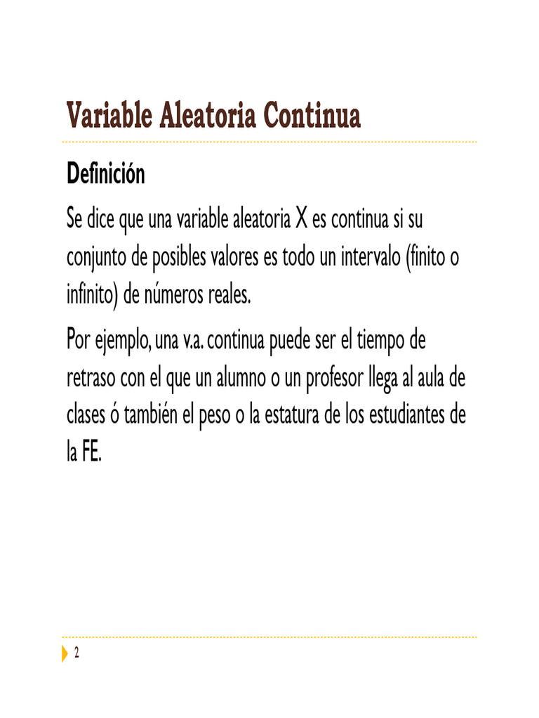 V Aleatoria Continua | PDF | Distribución normal | Variable aleatoria