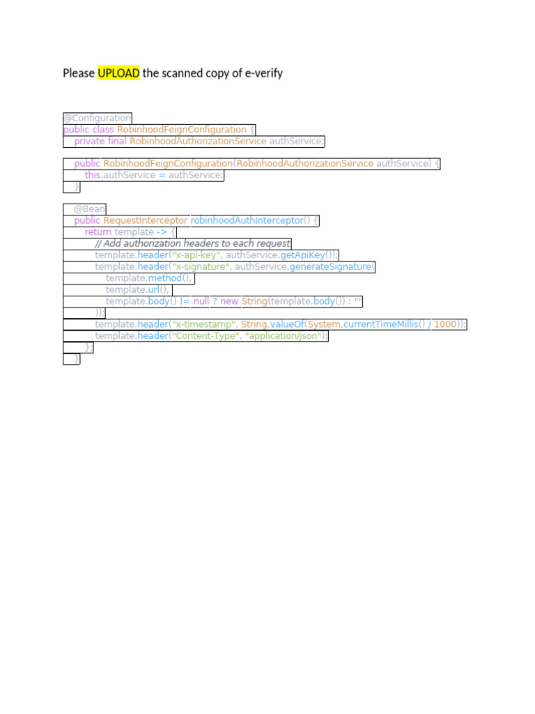Please UPLOAD The Scanned Copy of E-Verify | PDF