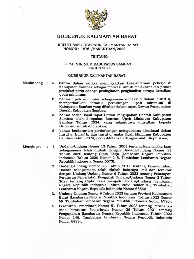 SK UMK SAMBAS 2024 | PDF