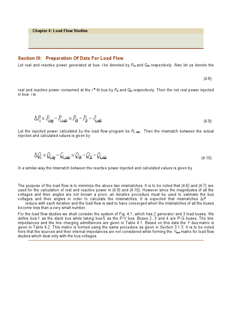 Formation of The Jacobian Matrix | PDF | Ac Power | Electromagnetism
