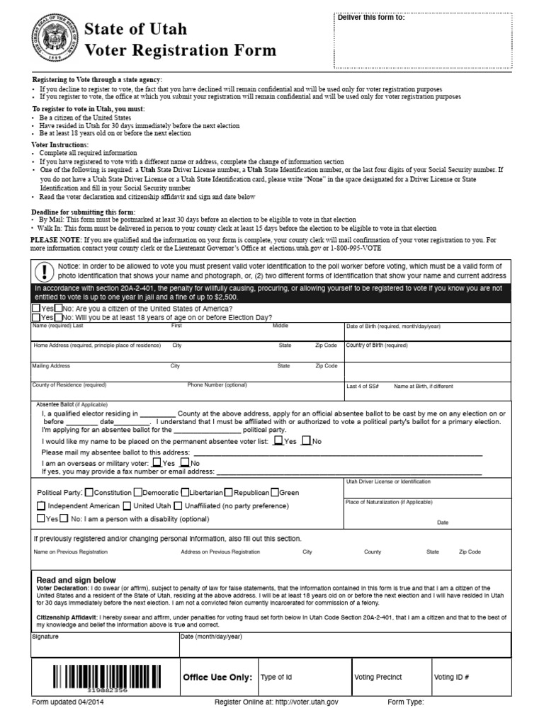 Voter_Registration | PDF | Voter Registration | Absentee Ballot Voter_Registration | PDF | Voter Registration | Absentee Ballot