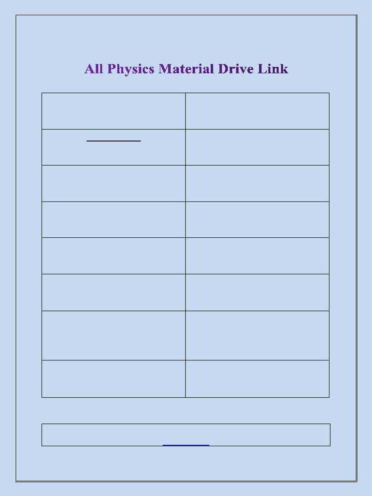 Physics Material Link. | PDF