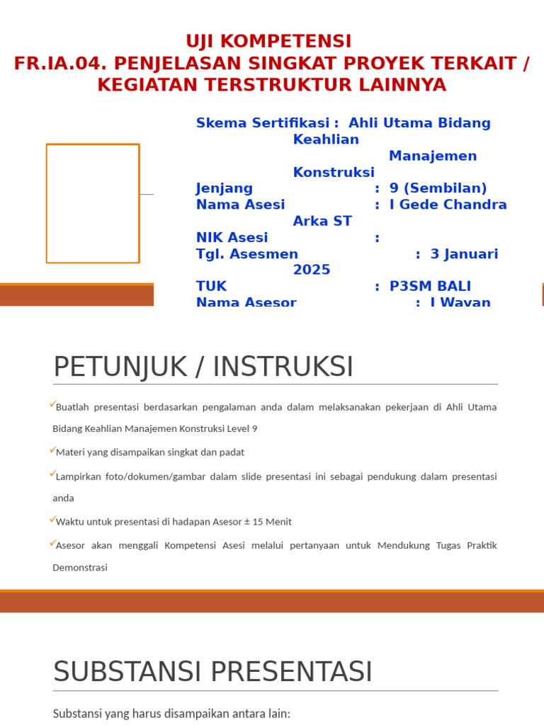 DEWA AYU NYOMAN THRESNA DEWI, ST - Petugas K3 KONSTRUKSI - PPTX - 1689901126 (Jenjang 3) | PDF