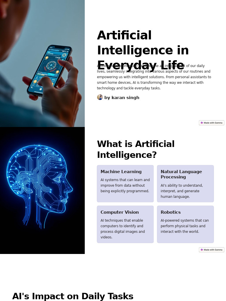 Artificial Intelligence in Everyday Life | PDF | Artificial ...