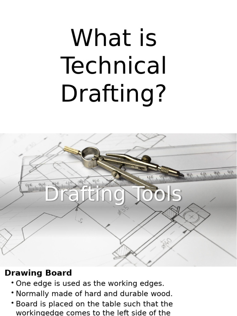 Understanding Technical Drafting Tools | PDF