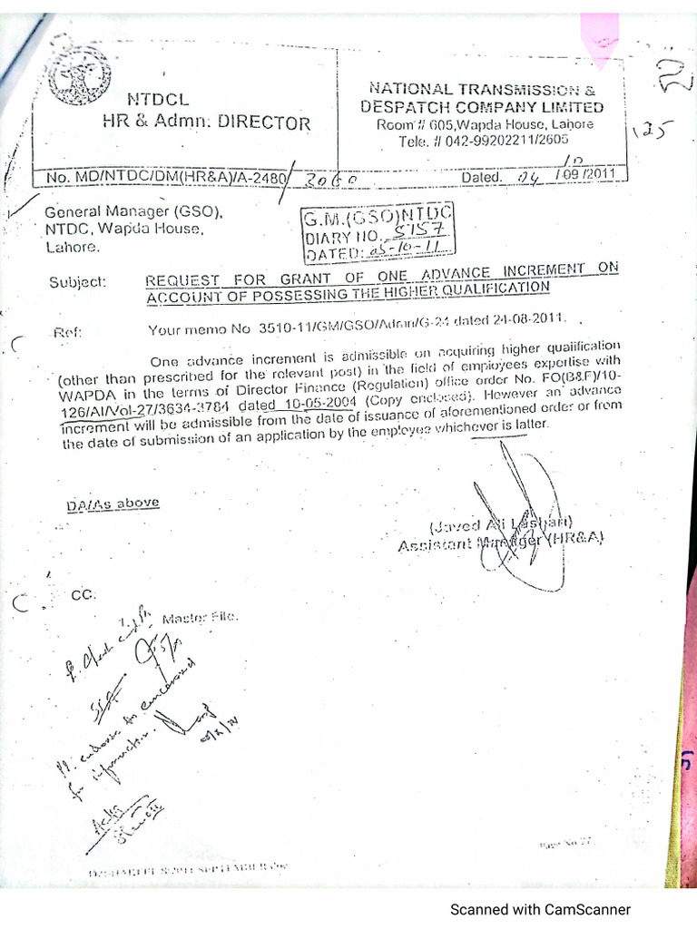 Reference letters for MSc allowance | PDF