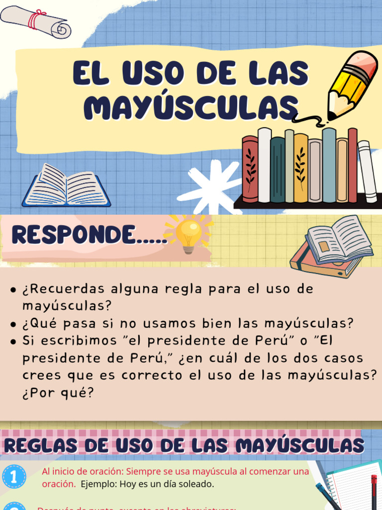 Reglas del Uso de Mayúsculas | PDF