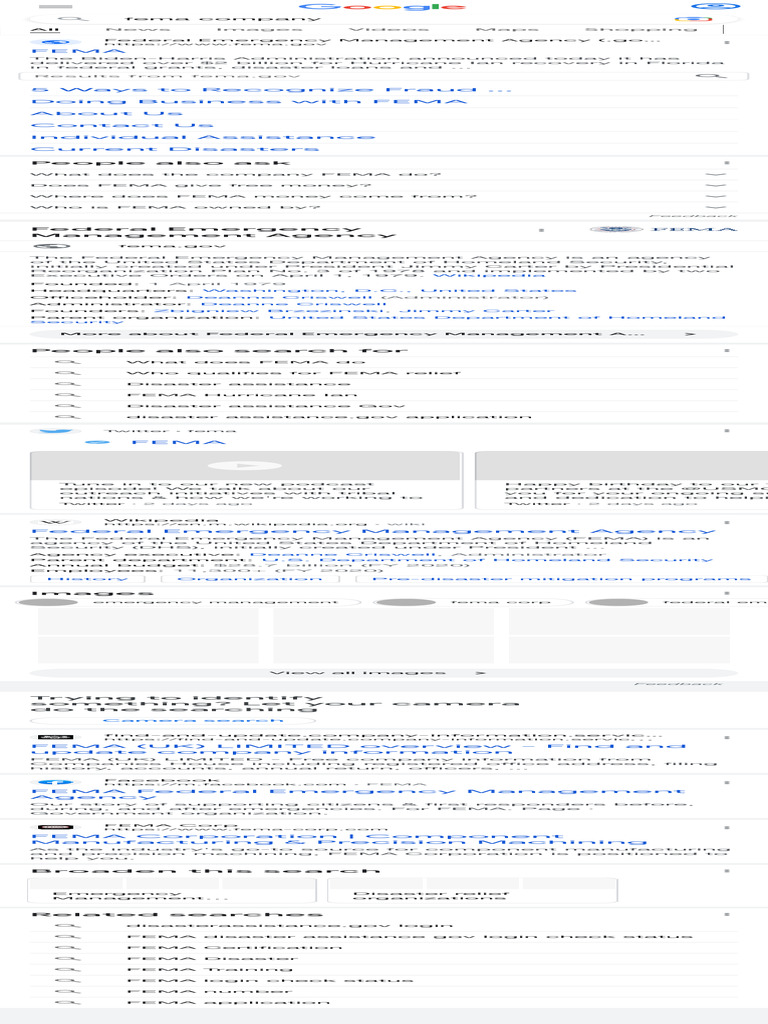 Fema Company - Google Search | PDF | Federal Emergency Management ...